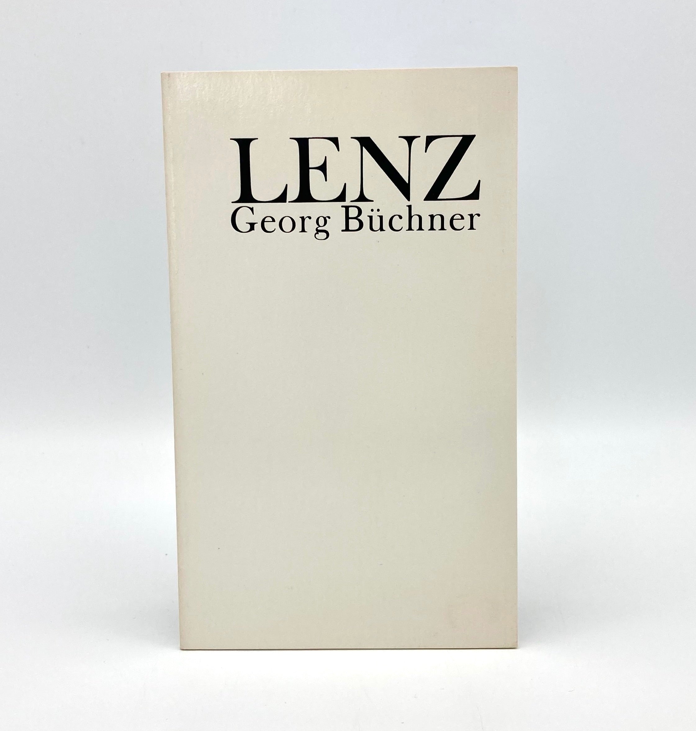 Georg Buchner – LENZ – Bendowa Books